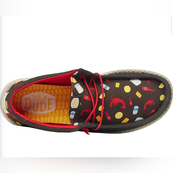 Hey Dude | Shoes | Heydude Mens Wally Crawfish Print Slipon Shoes ...